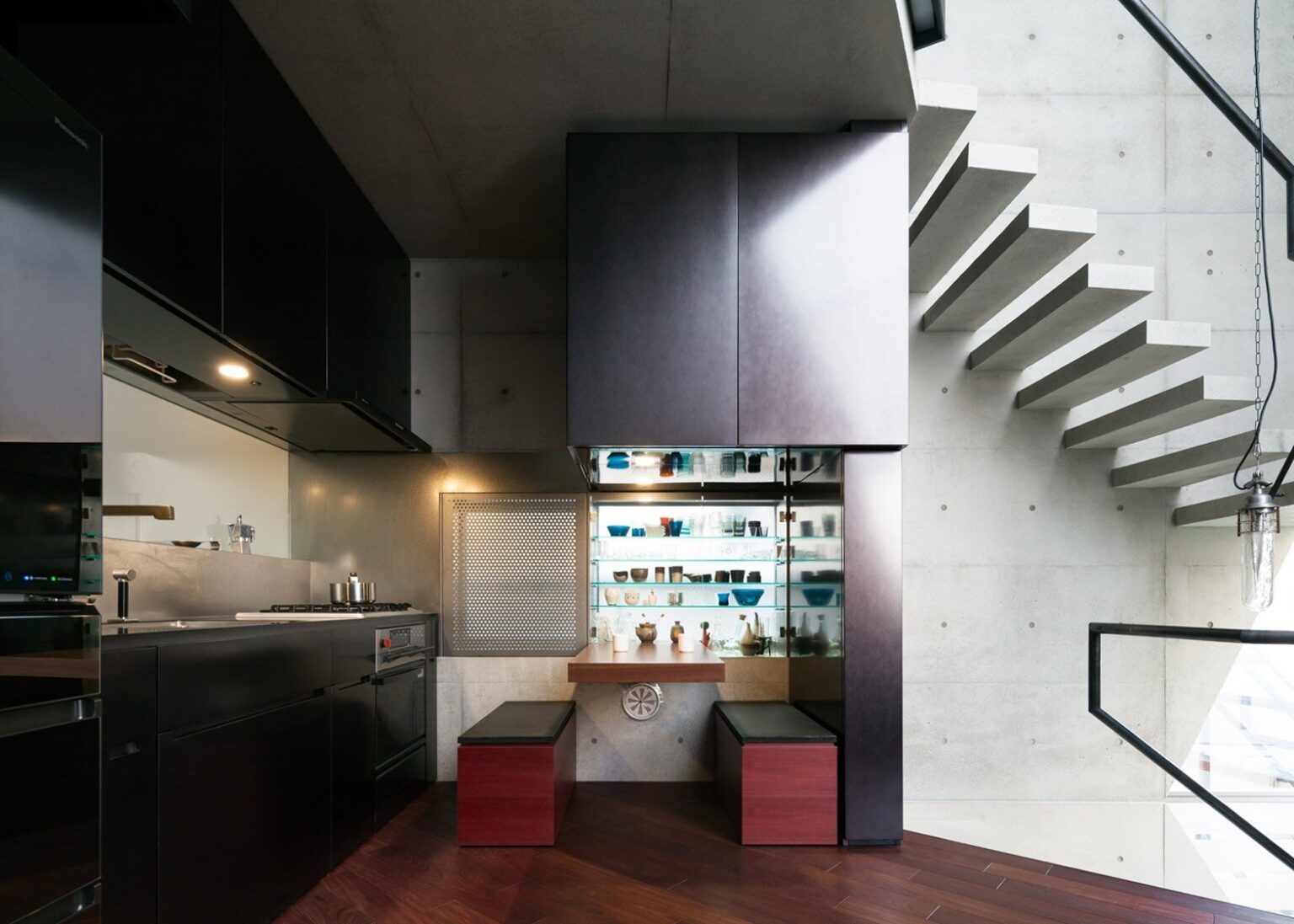 Humble Homes | A Small Angular Concrete Home Set on a Busy Street in Tokyo